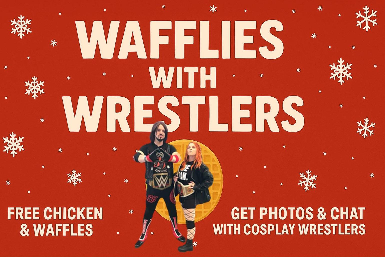 Waffles with Wrestlers: A Holiday Smackdown of Syrup & Cheer! – Packrat ...