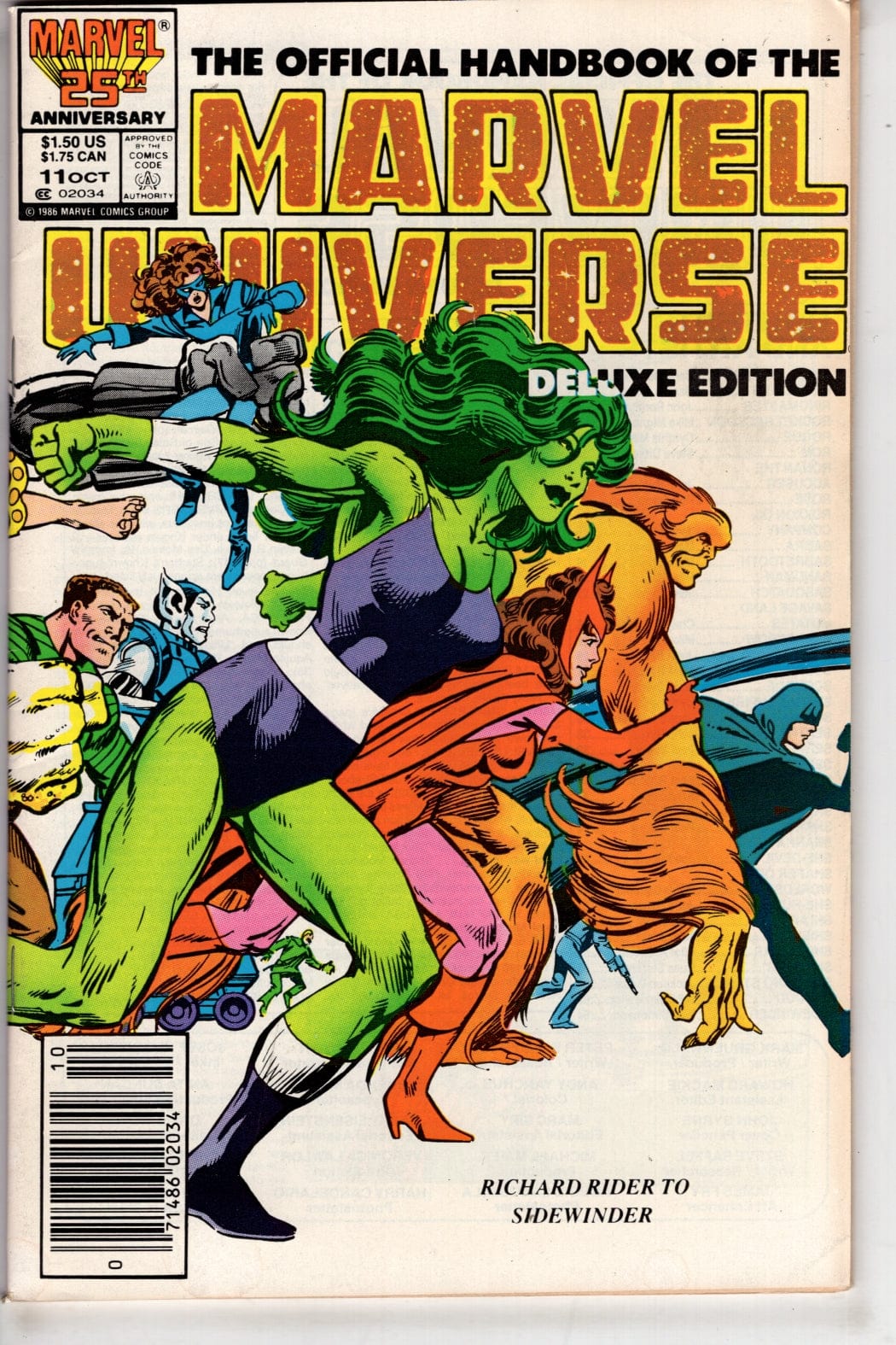 The Official Handbook of the Marvel Universe(1985) – Packrat Comics