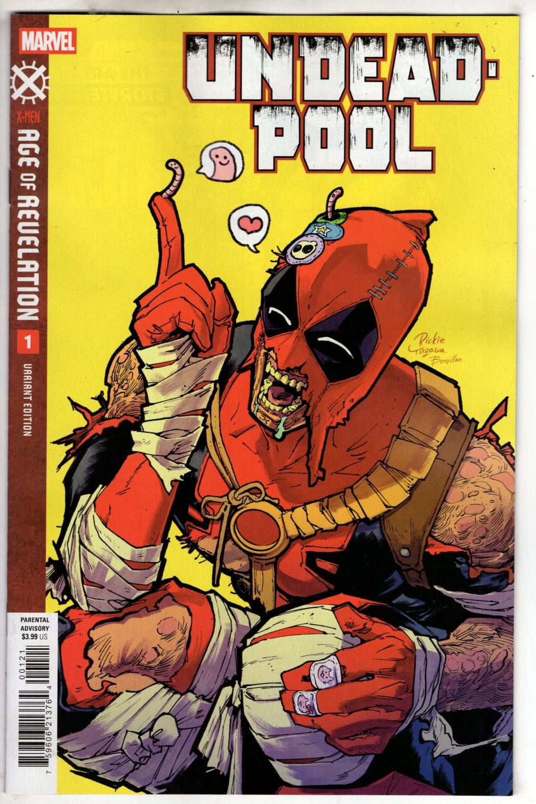 UNDEADPOOL #1 RICKIE YAGAWA DEADPOOL VARIANT [AOR] – Packrat Comics